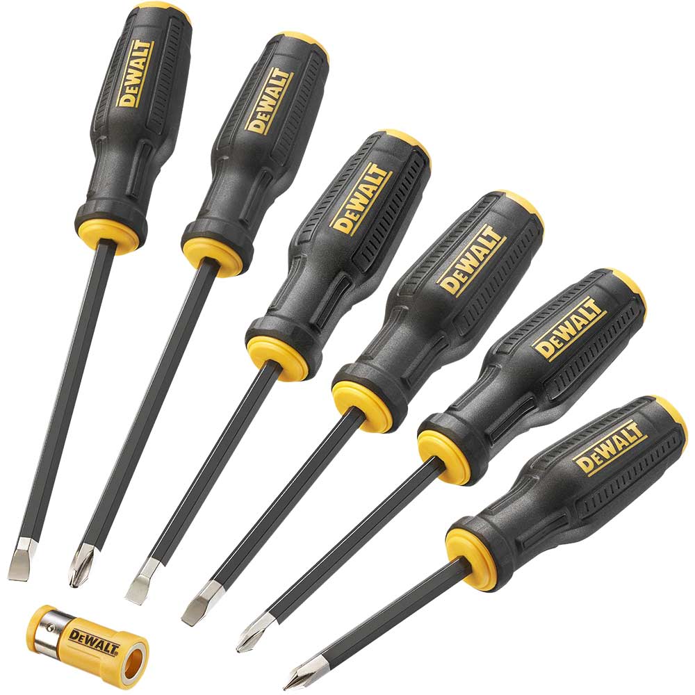DeWalt 6 Piece Full Fit Screwdriver Set | Screwdrivers