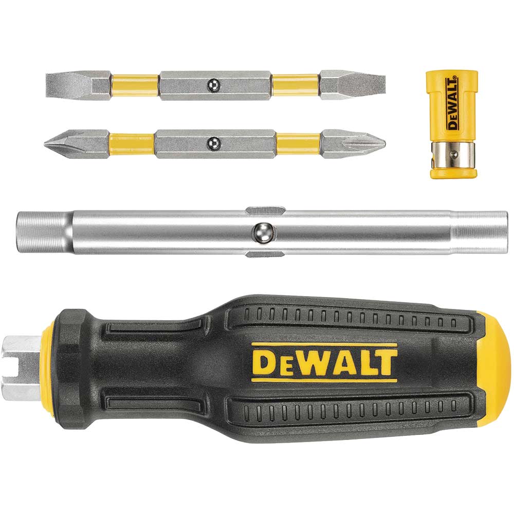 DeWalt Full Fit 6 Way Multibit Screwdriver | Screwdrivers