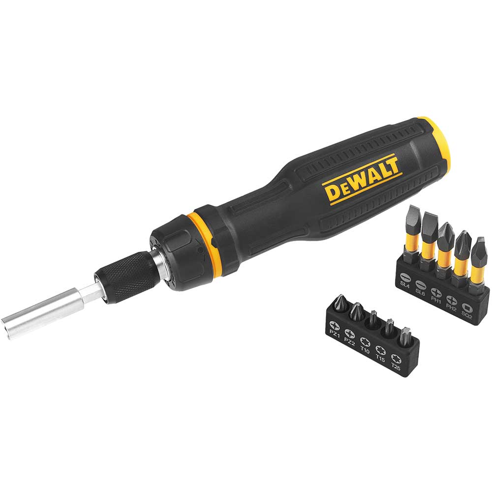 DeWalt 11 Piece Full Fit Telescopic Ratcheting Screwdriver Set ...