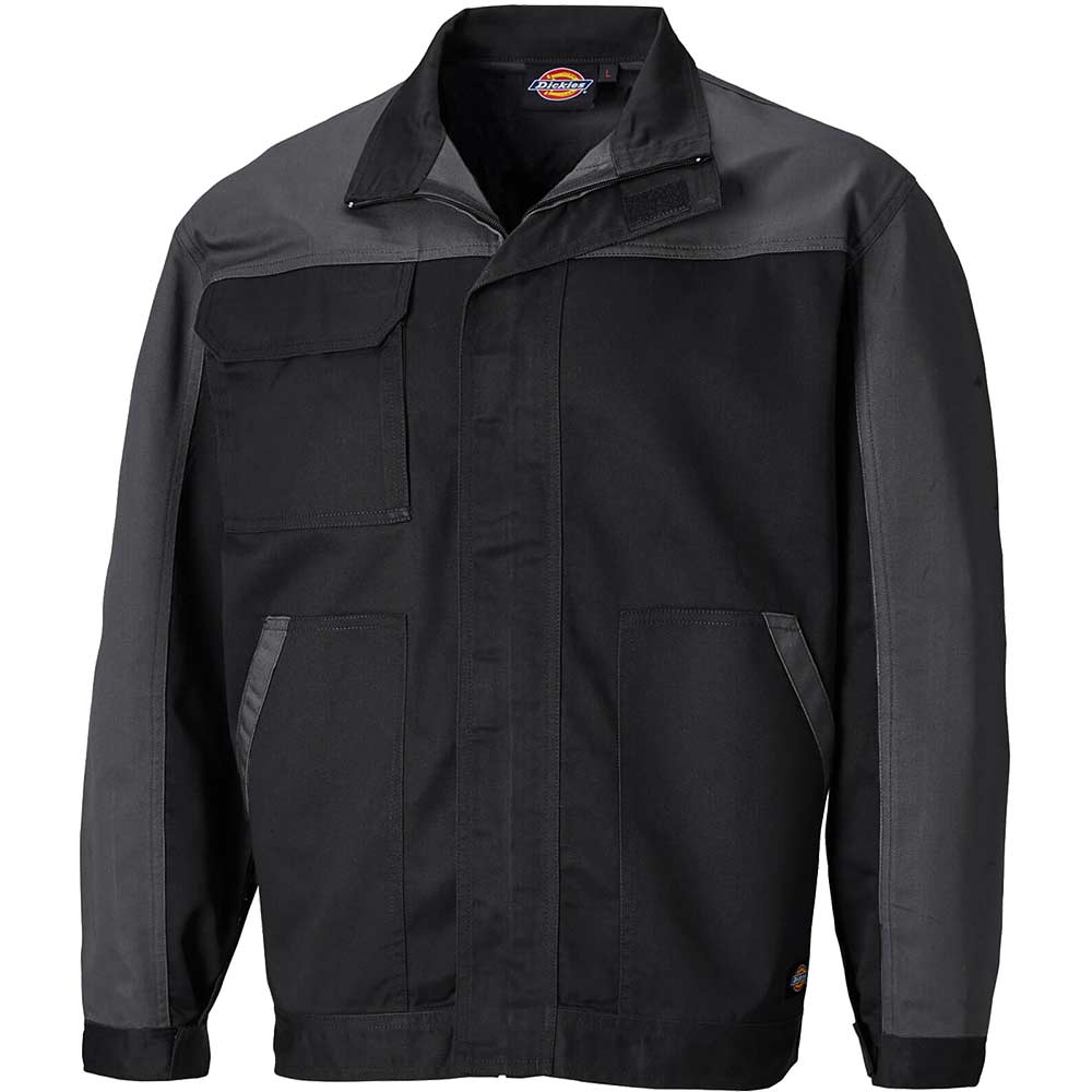 Dickies Mens Everyday Jacket Black / Grey 2XL