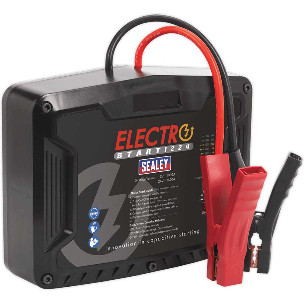 Sealey ElectroStart 1224 Batteryless Power Start Jump Starter ...