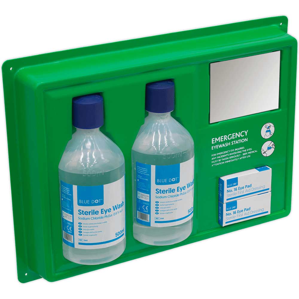 Sealey Emergency Eye Wash Station | First Aid Kits