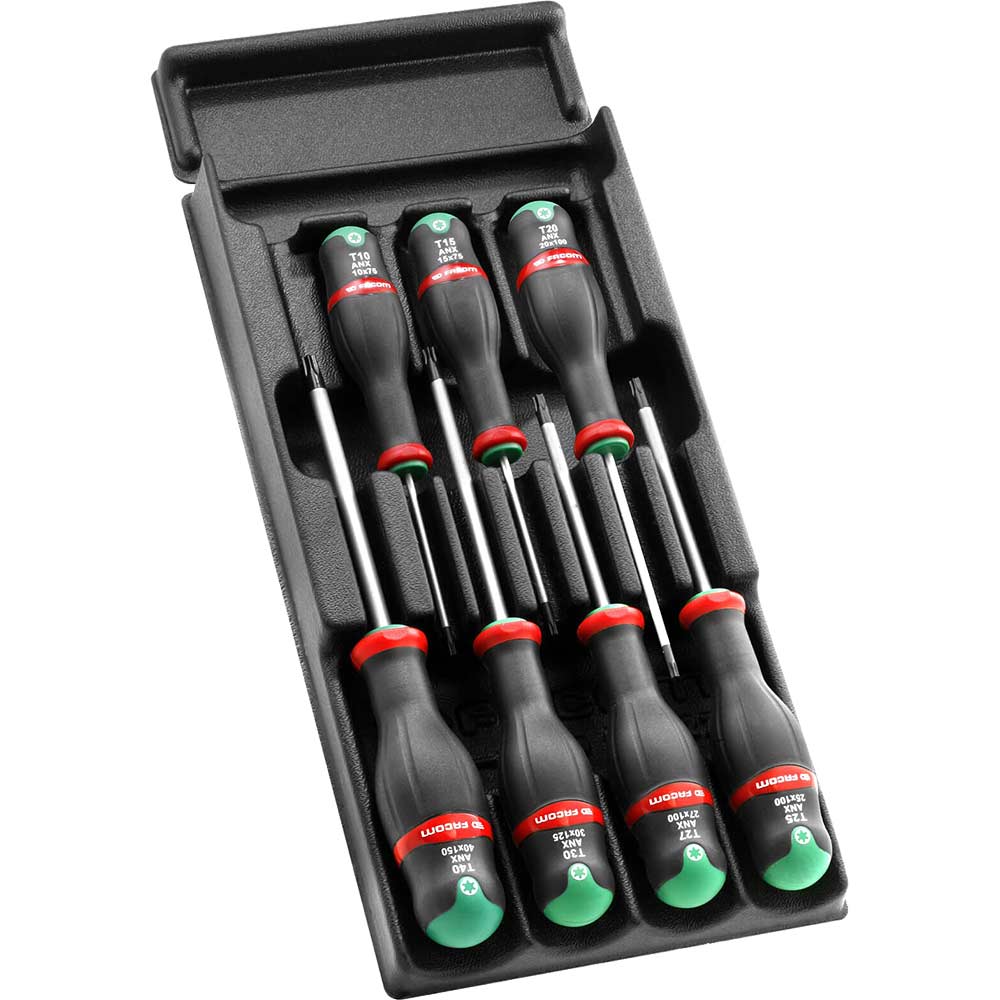 Facom Protwist 7 Piece Torx Screwdriver Set in Module Tray | Screwdrivers
