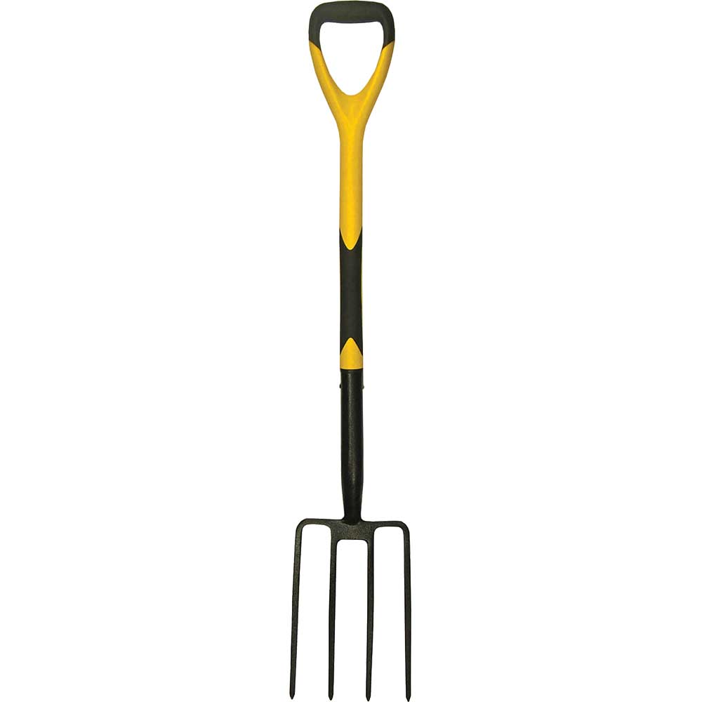 Faithfull Fibreglass Shaft Garden Digging Fork Soft Grip | Garden Forks