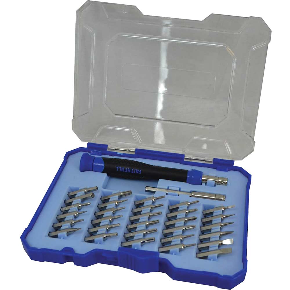 Faithfull 32 Piece Precision Screwdriver Set | Screwdrivers