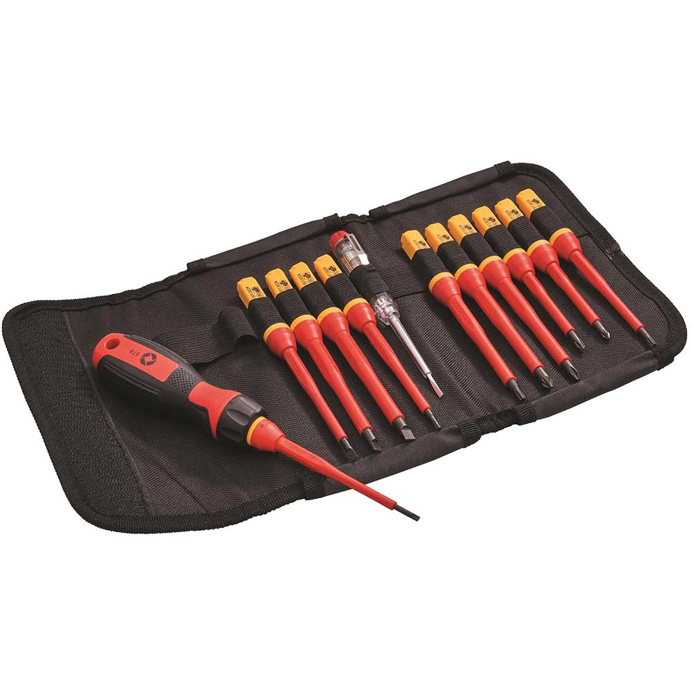 Faithfull 13 Piece Quick Change VDE Insulated Screwdriver Set ...
