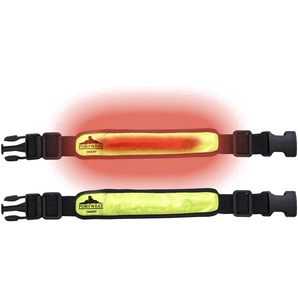 Portwest Illuminated Hi Vis Armband | Hi Vis Waistcoats
