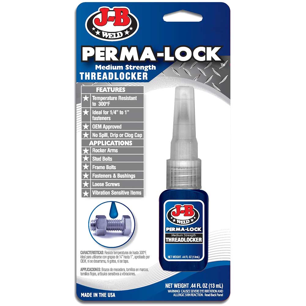 J-B Weld PermaLock Blue Medium Strength Threadlocker | Threadlocking