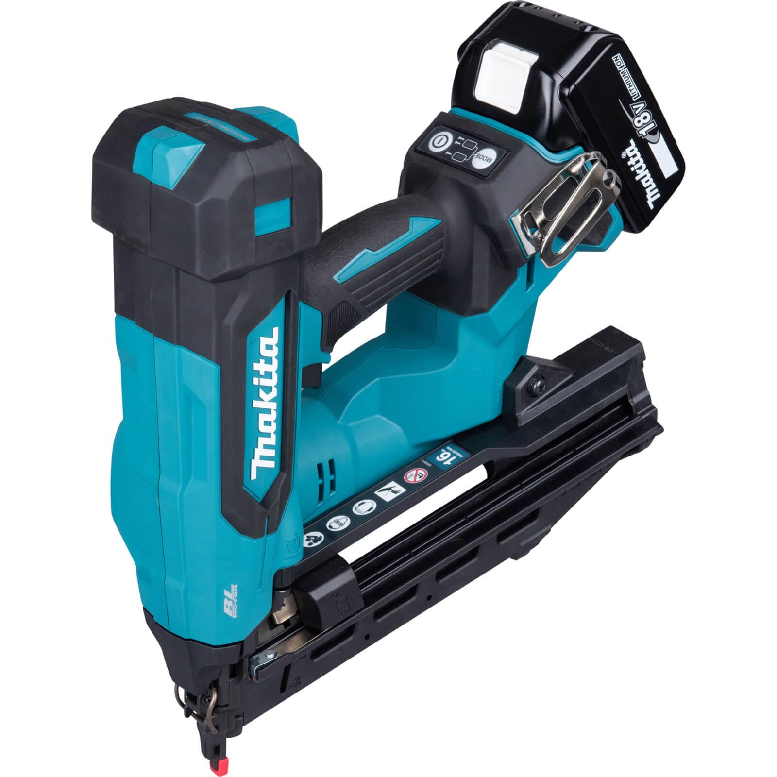 Makita DBN610 18v LXT Cordless Brushless 16 Gauge Angled Finishing ...