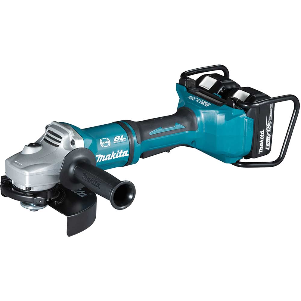 Makita DGA700 Twin 18v LXT Cordless Angle Grinder 180mm | Angle Grinders