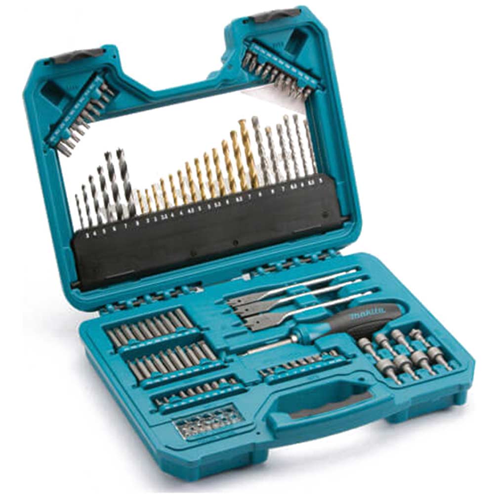 Makita 105 Piece Pro Drill Bit and Accessory Set | Drill Bit Sets
