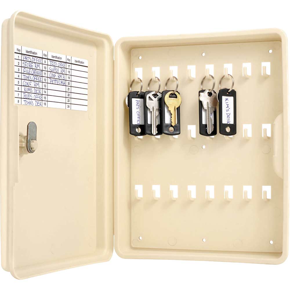 Masterlock Plastic Key Cabinet 24 Key Capacity | Key Cabinets