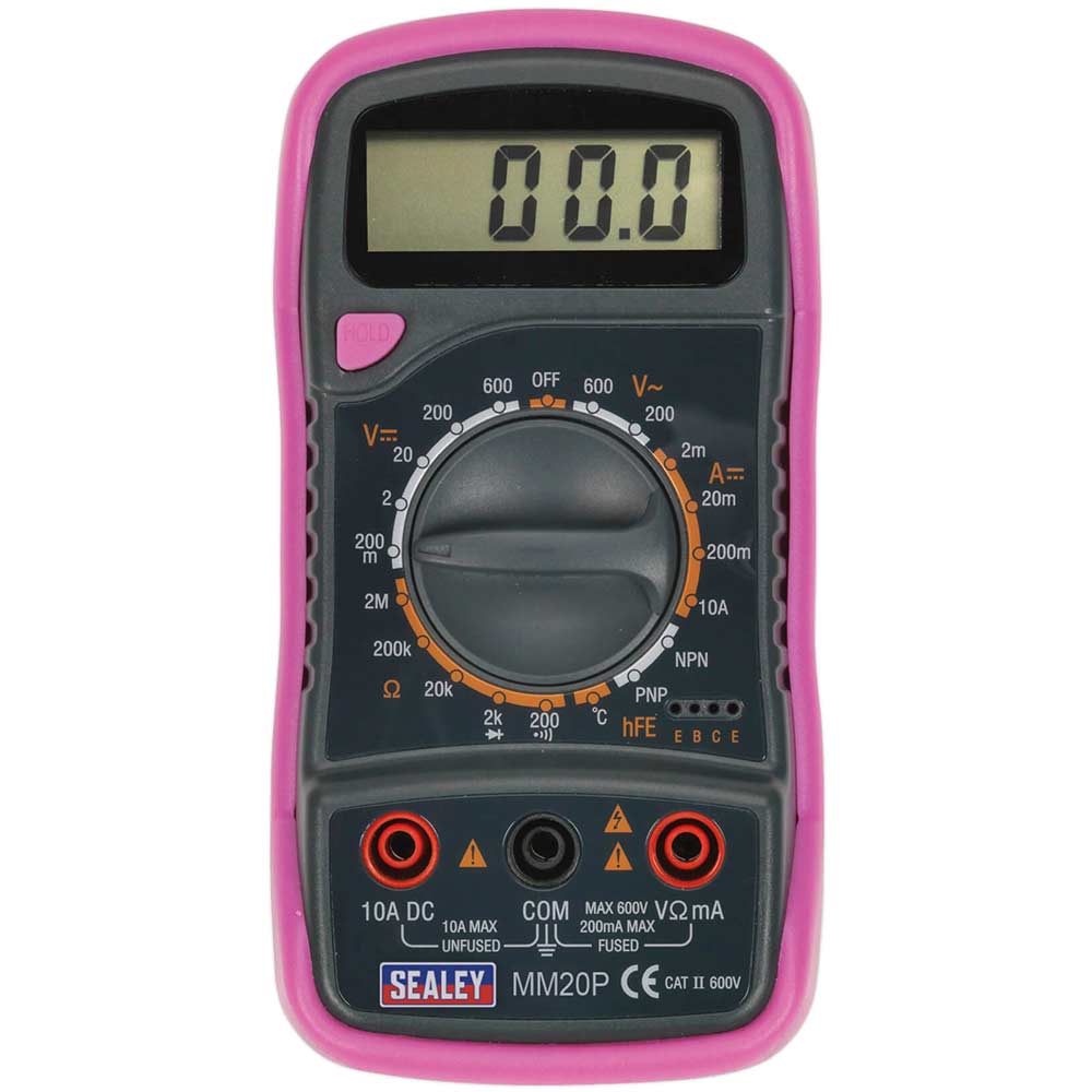 Sealey MM20P Digital Multimeter 8 Function Thermocouple | Multimeters