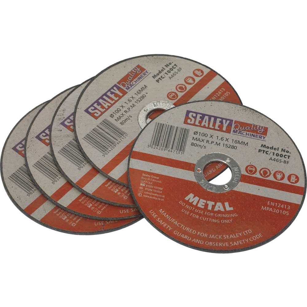 Sealey Metal Cutting Disc for Stainless Steel | Cutting Discs