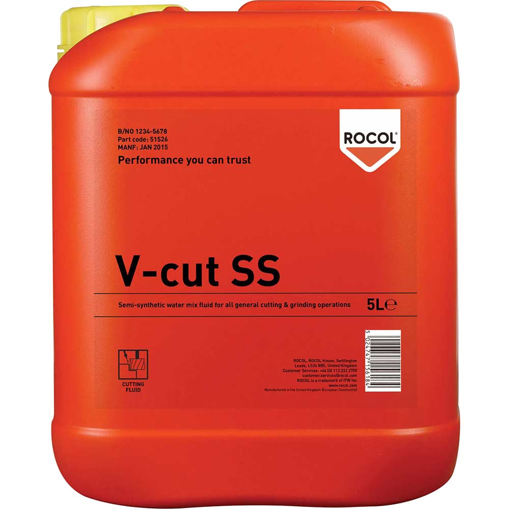 Rocol V Cut Semi Synthetic Cutting Fluid | Lubricants & Sprays
