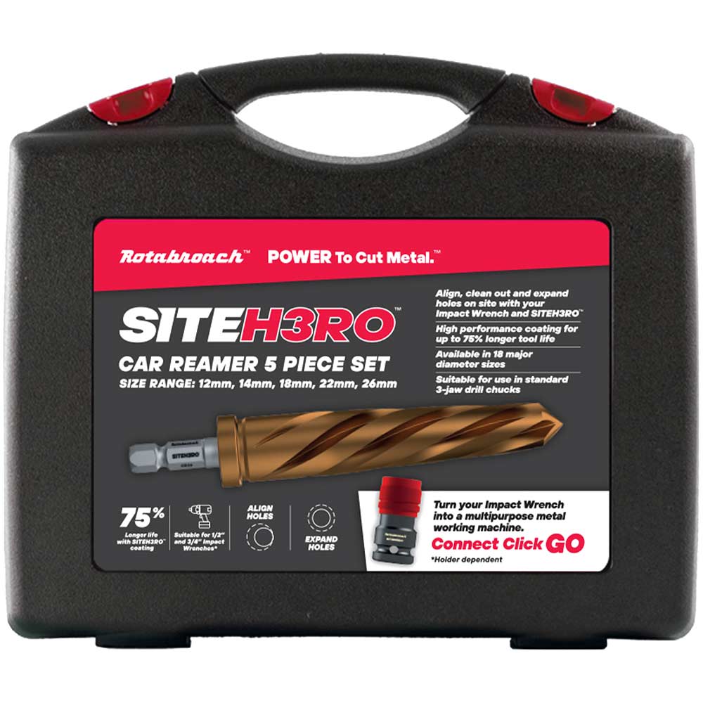 Rotabroach Site H3RO 5 Piece Bridge Tapered Reamer Kit | Tooled-Up.com