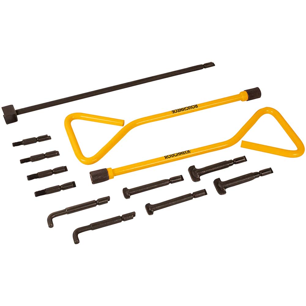 Roughneck 13 Piece Universal Manhole Key Kit | Man Hole Keys