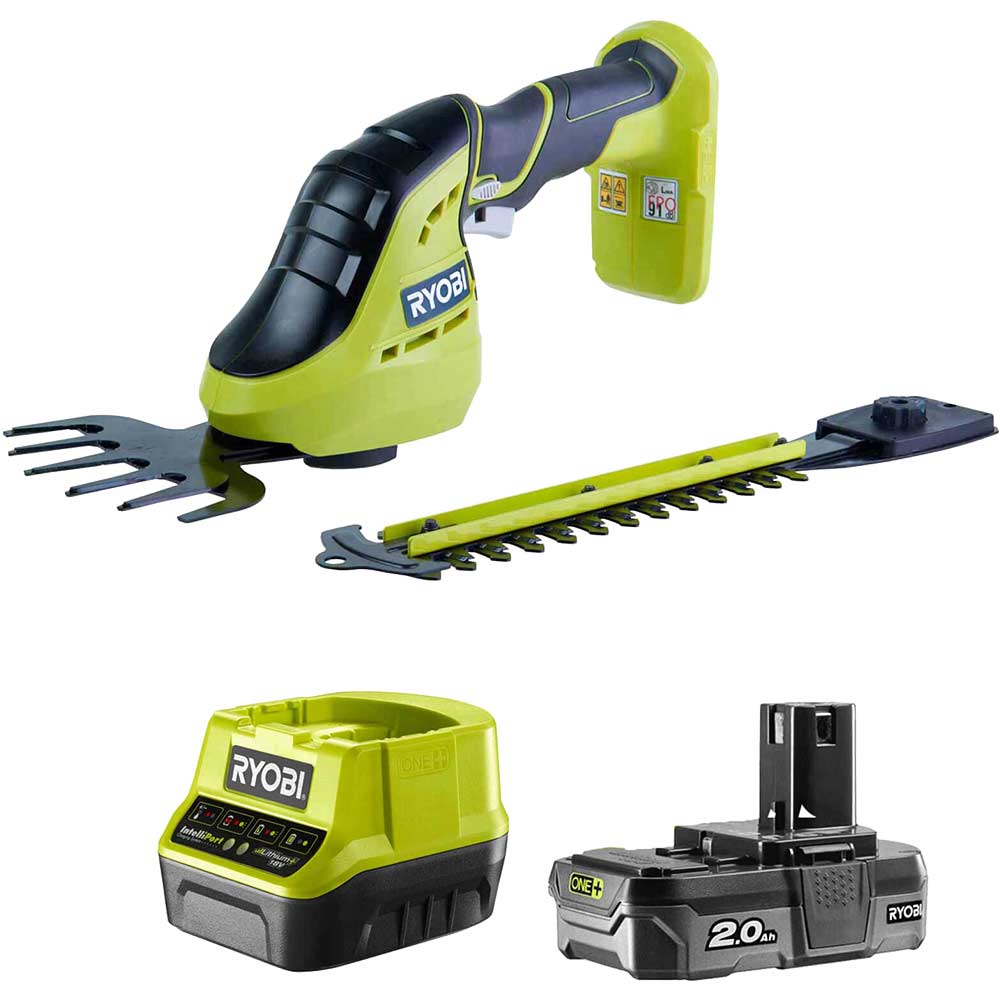 Ryobi OGS1822 ONE+ 18v Cordless 2 in 1 Grass Shear and Shrubber No ...
