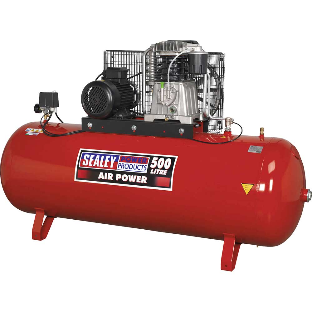 Sealey SAC65010B Air Compressor 500 Litre | Air Compressors