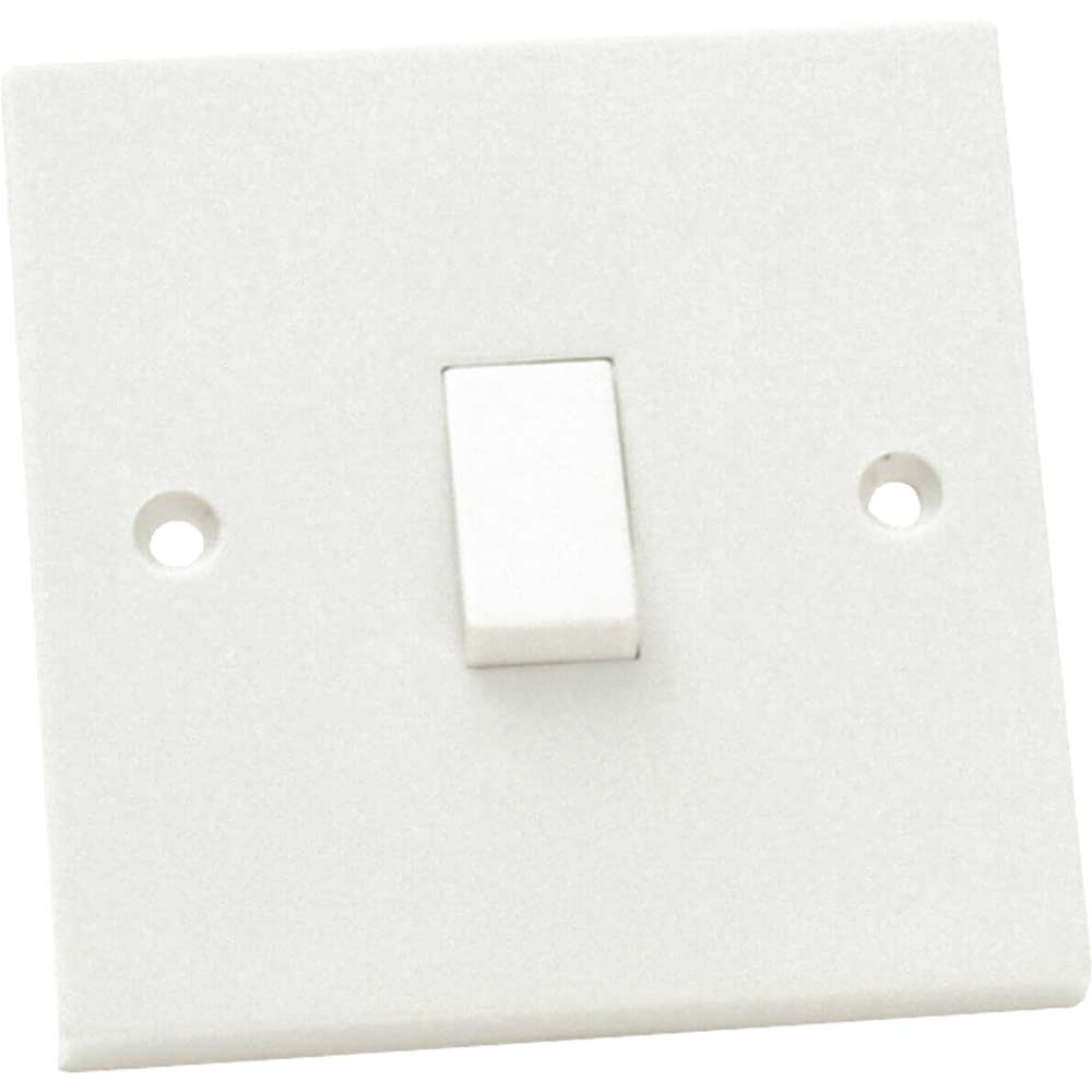 SMJ Single 1 Way Lightswitch | Plug Sockets & Facings