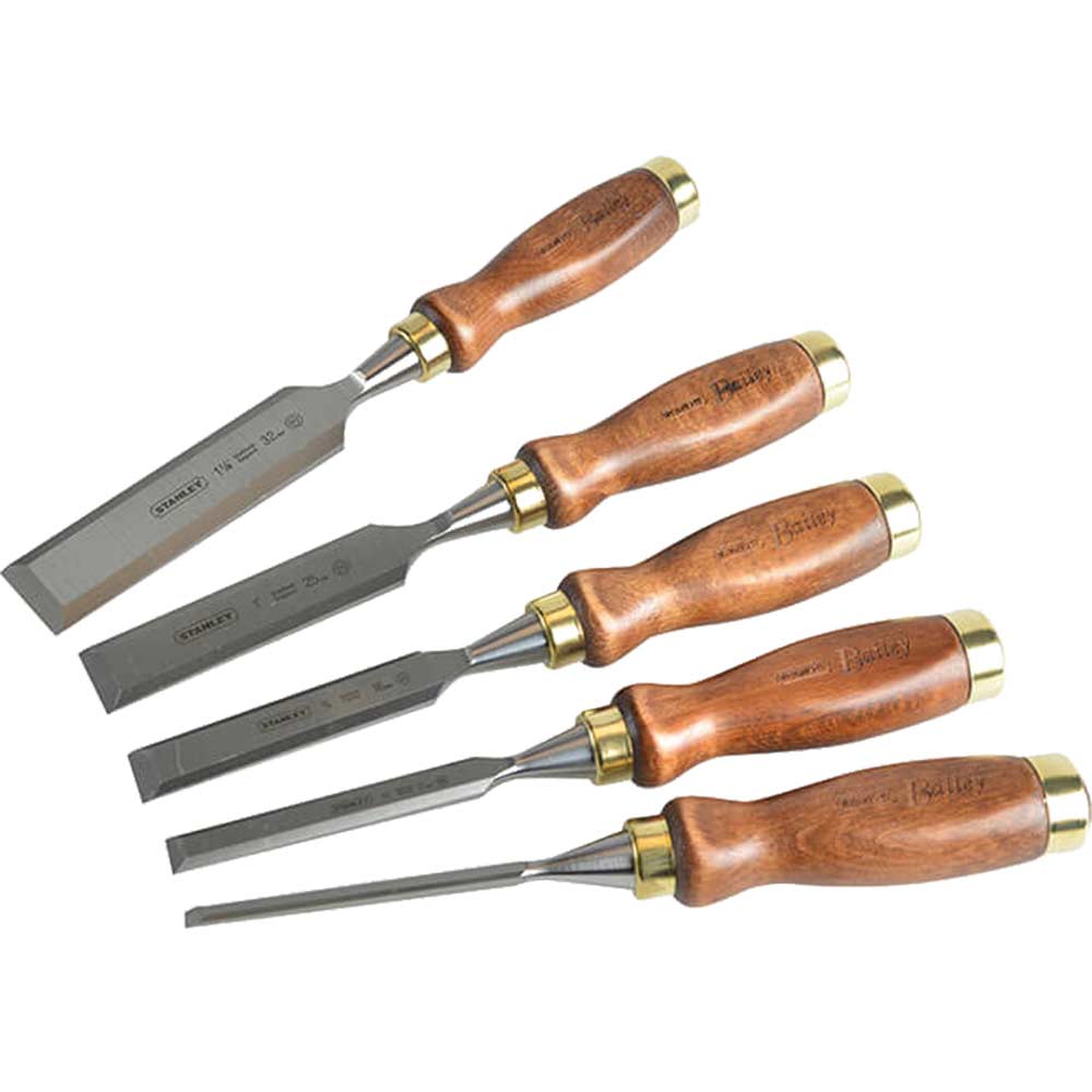 Stanley 5 Piece Bailey Premium Chisel Set | Chisel Sets