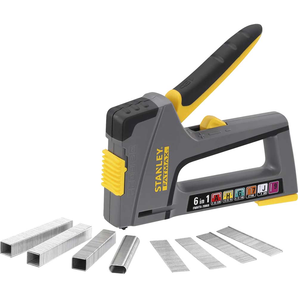 Stanley Fatmax 6 in 1 Staple and Brad Nail Gun | Staplers & Tackers