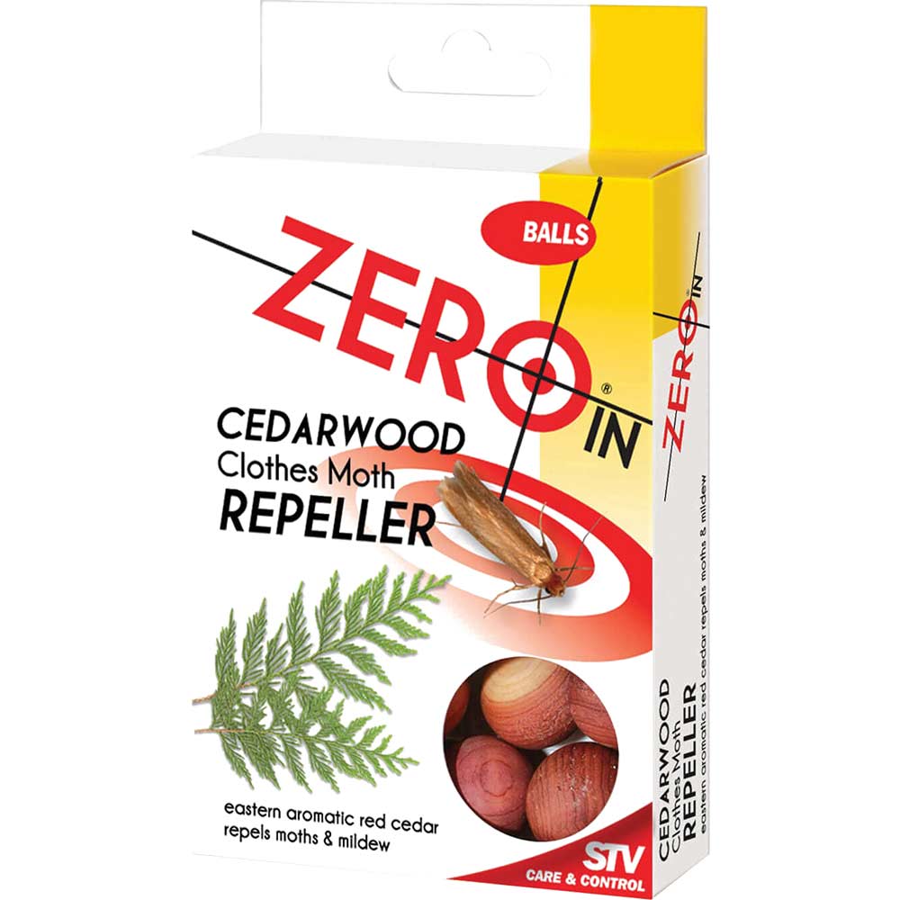 STV Big Cheese Zero In Moth Repeller Cedar Balls | House Pest Control