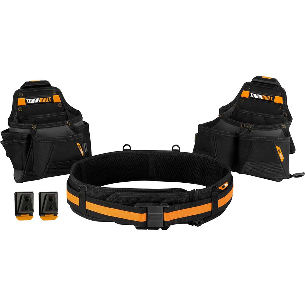 Toughbuilt 3 Piece Tradesman Tool Belt Set | Tool Belts