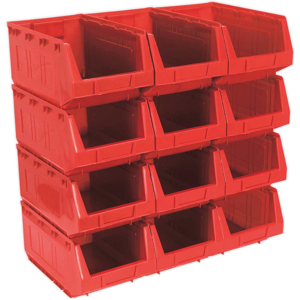 Sealey Plastic Storage Bin 209 x 356 x 164mm | Bin Storage Systems