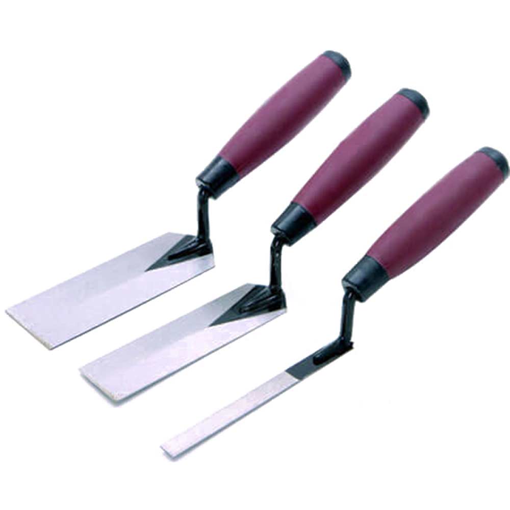 3 Piece Builders Margin Trowel Set | Window Trowels