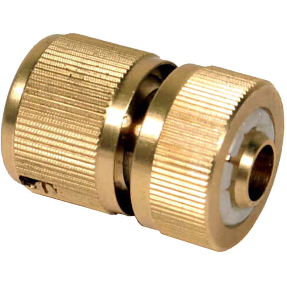 Sirius Brass Water Stop Hose Pipe Connector | End Connectors