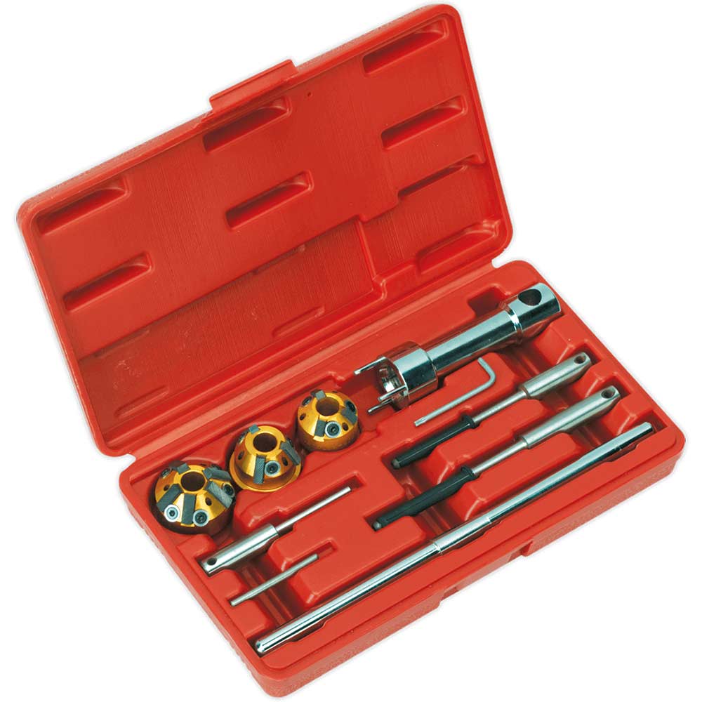 Sealey 10 Piece Valve Seat Cutter Tool Kit | Engine Overhaul Tools