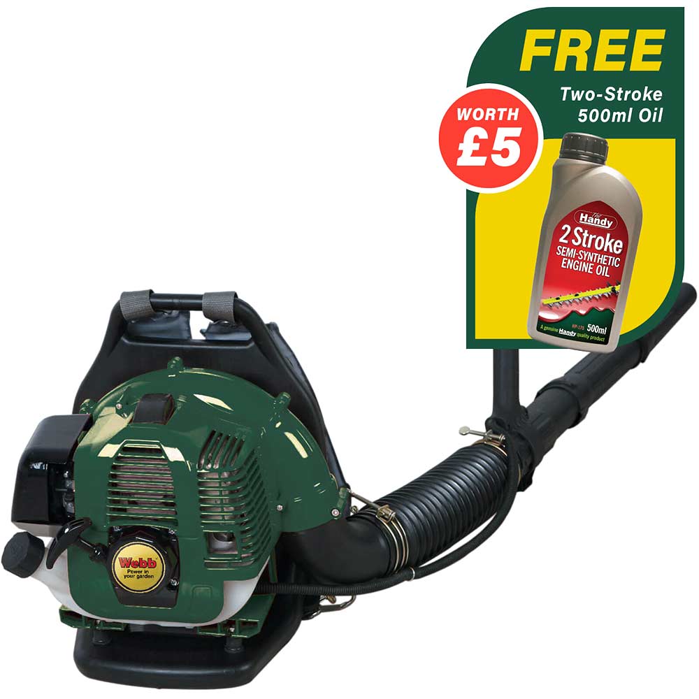 Webb WEBPB33 Petrol Backpack Blower | Garden Blowers