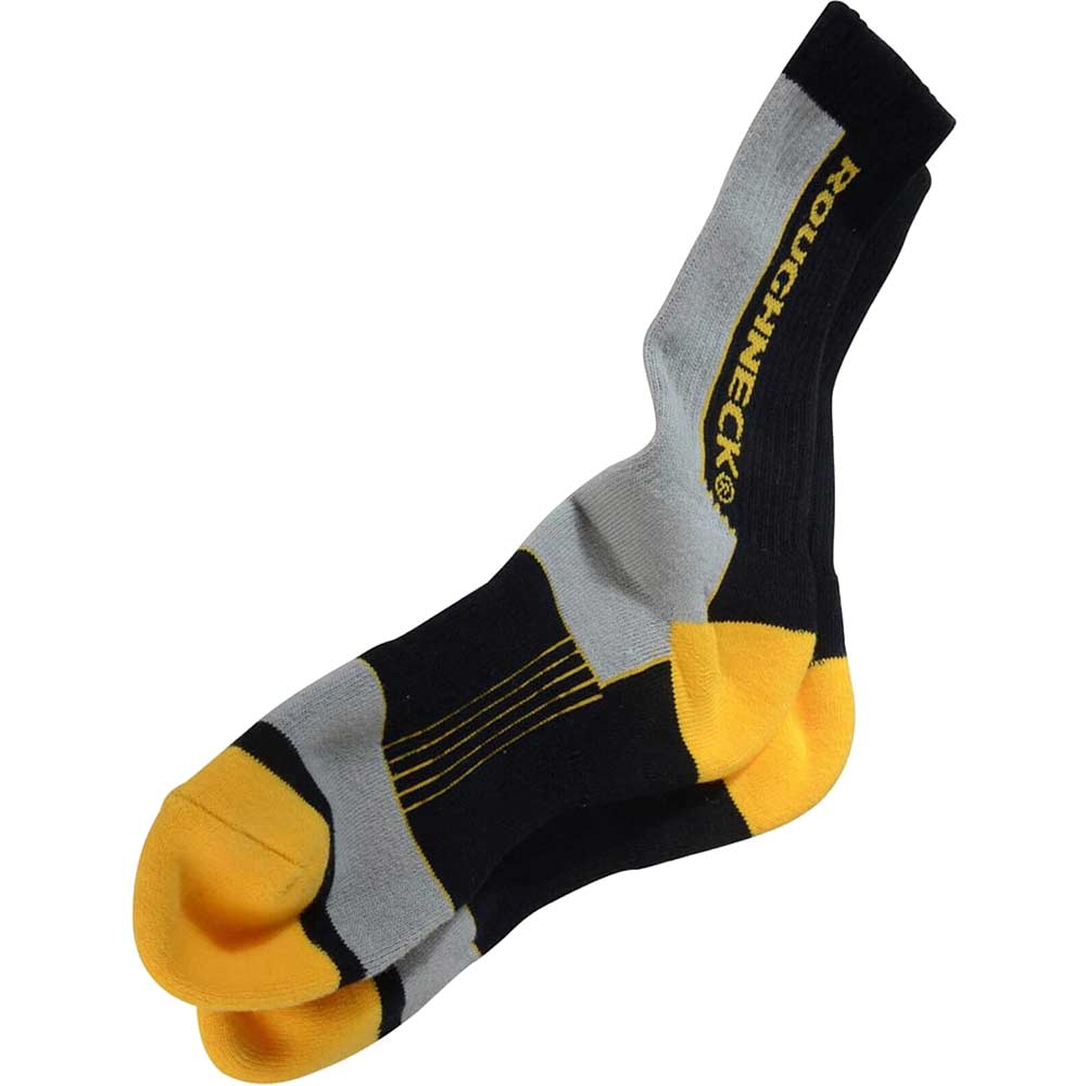 Roughneck Mens Compression Work Socks 2 Pairs Size 6 - 12 | Work Socks