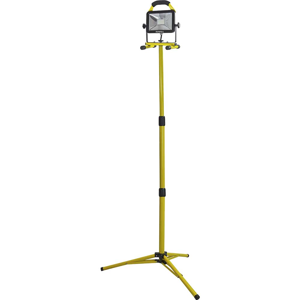 Faithfull Site Light and Tripod 1800 Lumen | Work Lights