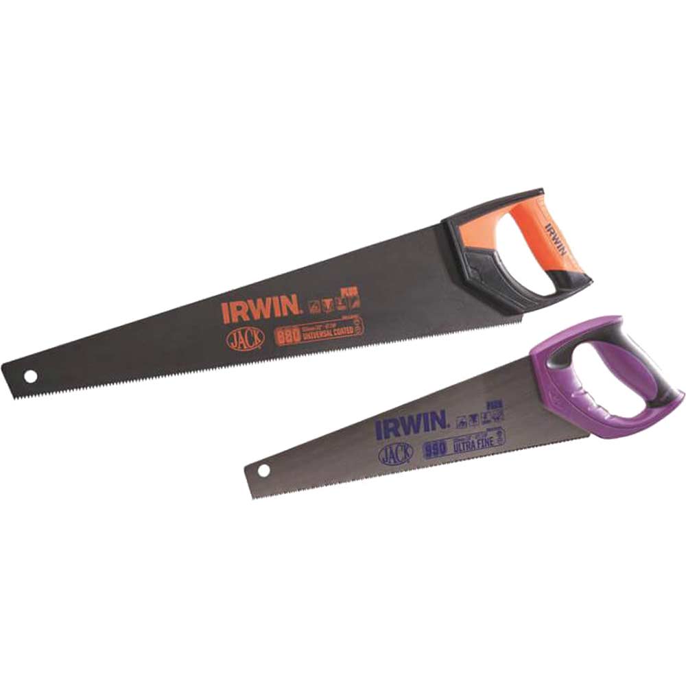 Irwin Jack 2 Piece Universal 880 Triple Ground Hardpoint Saw and ...