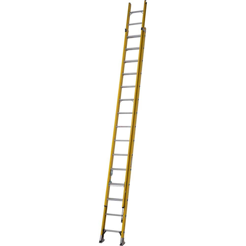 Werner S200 2 Section Fibreglass Extension Ladder | Single & Extension ...
