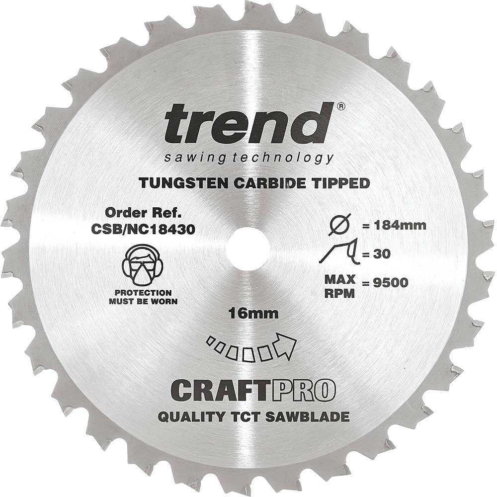 Trend CRAFTPRO Nail Cutting Saw Blade | Circular Saw Blades
