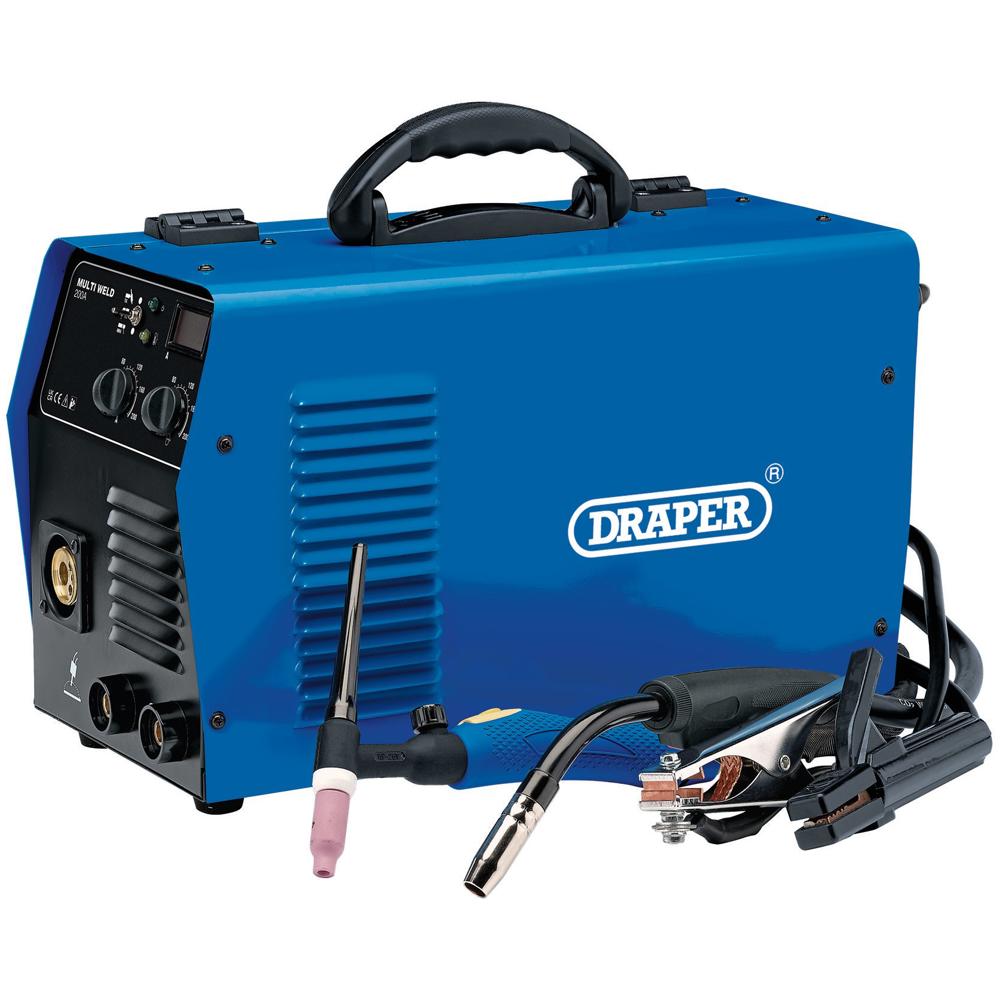 Draper MPW200 200Amp MIG, TIG and MMA Inverter Welder | Inverter Welders