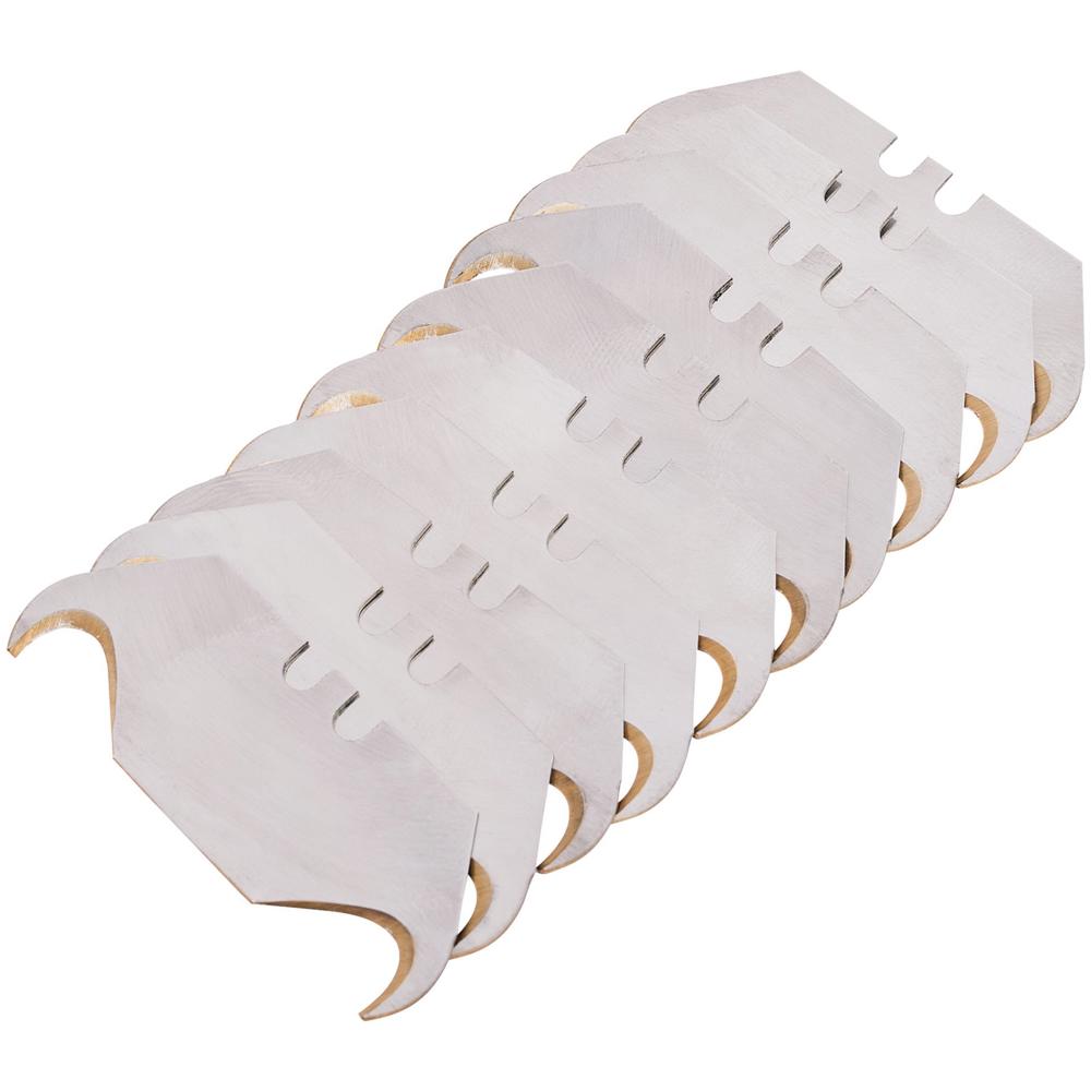 Draper Expert Premium Gold Hooked Trimming Knife Blades - Pack of 10 ...