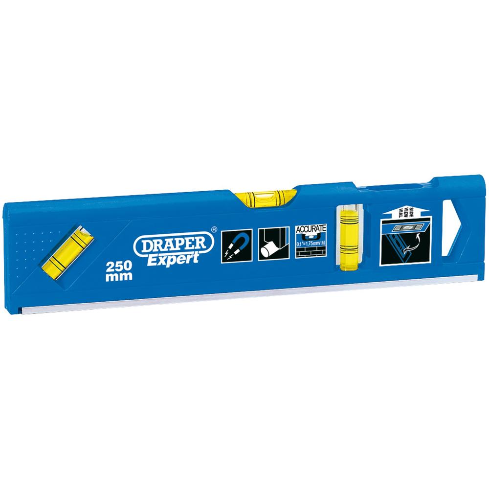 Draper Expert Magnetic Plumb Site Dual View Torpedo Spirit Level ...