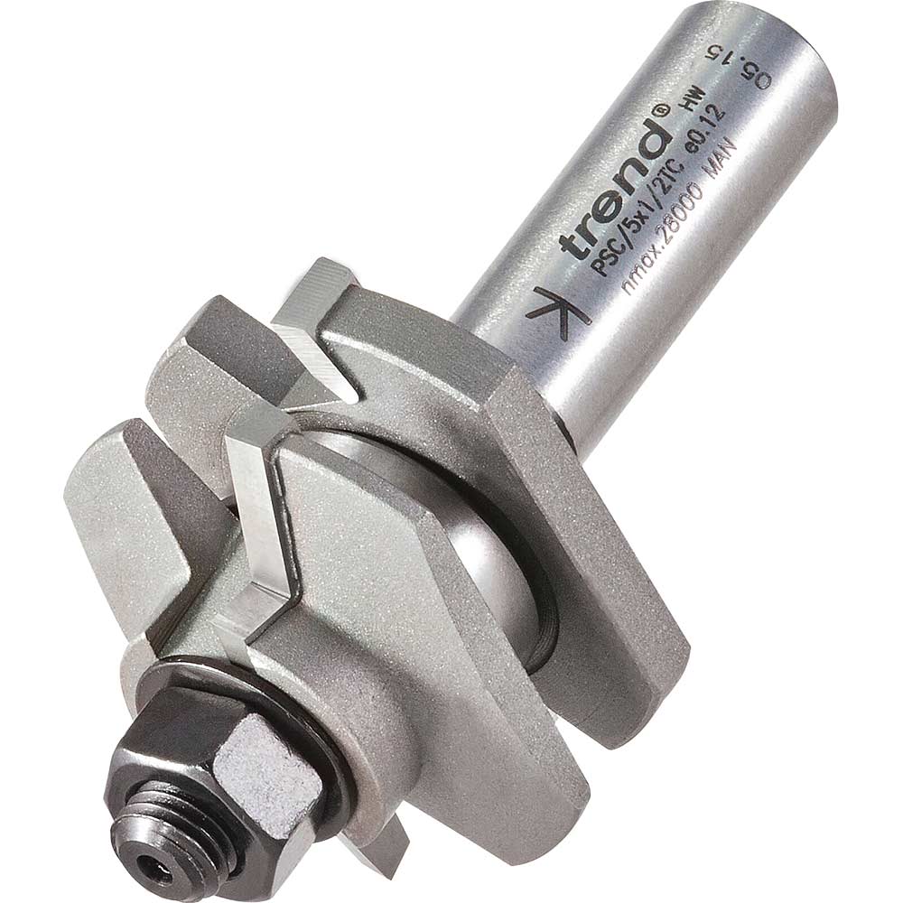 Trend Bearing Guided Raised Bevel Combination Set | General Cutting Bits