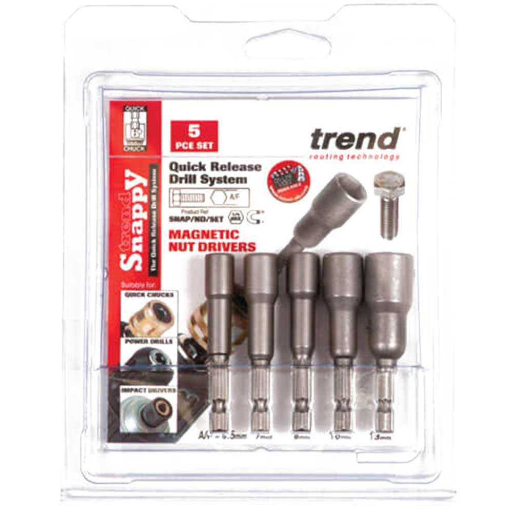 Trend Snappy 5 Piece Magnetic Nut Driver Set | Nut Drivers