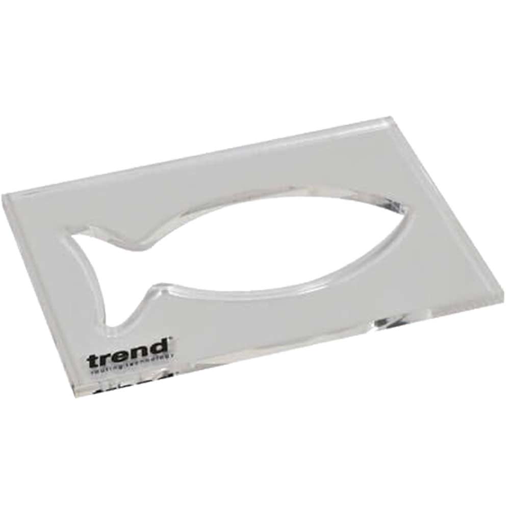 Trend Template Inlay Fish | Router Accessories