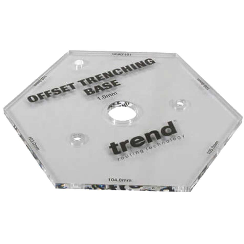 Trend Offset Trenching Base | Router Accessories